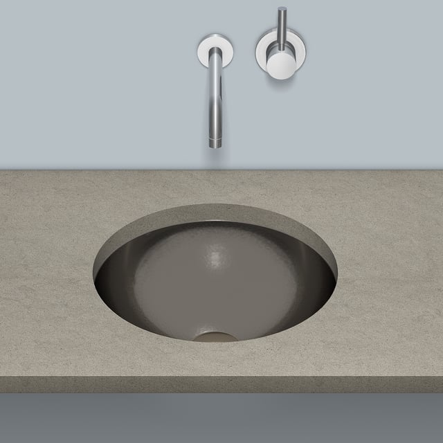 LAUFEN FORM lavabo sottopiano metallic dark iron - H513FM30191121 | REUTER