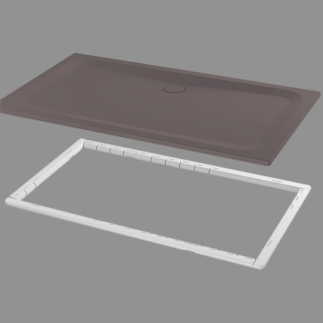 Bette Ultra Receveur de douche rectangulaire avec support, avec ...