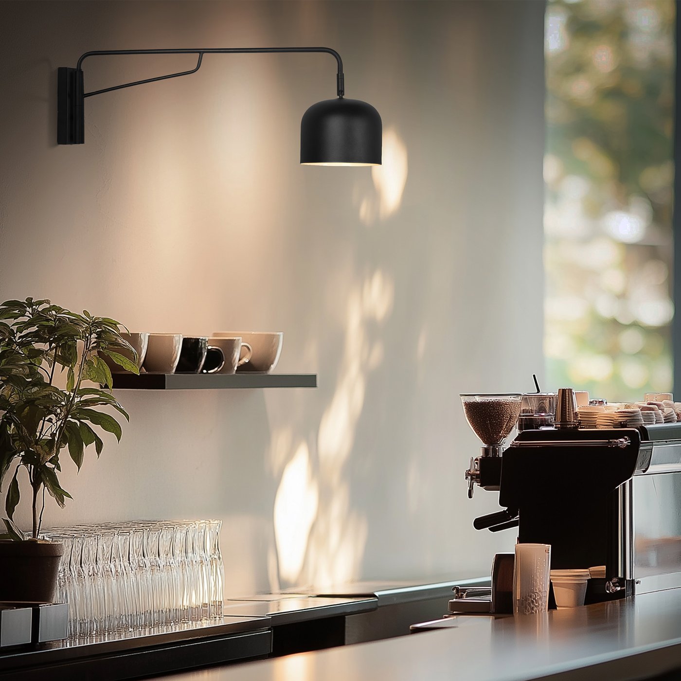 Bianemo Udobo 3 Applique murale E27 noir - BBE01311BL4D | REUTER