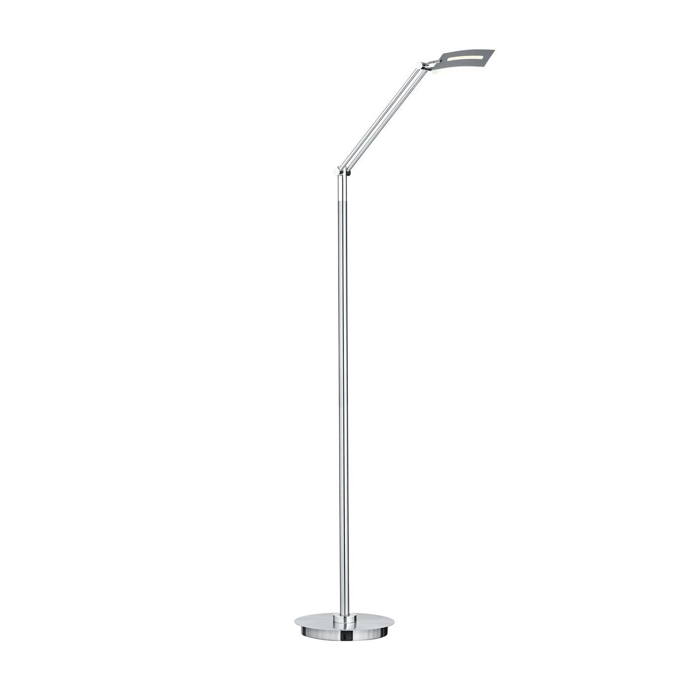 HELL EVOLO Lampadaire LED intensité lumineuse variable, nickel mat ...