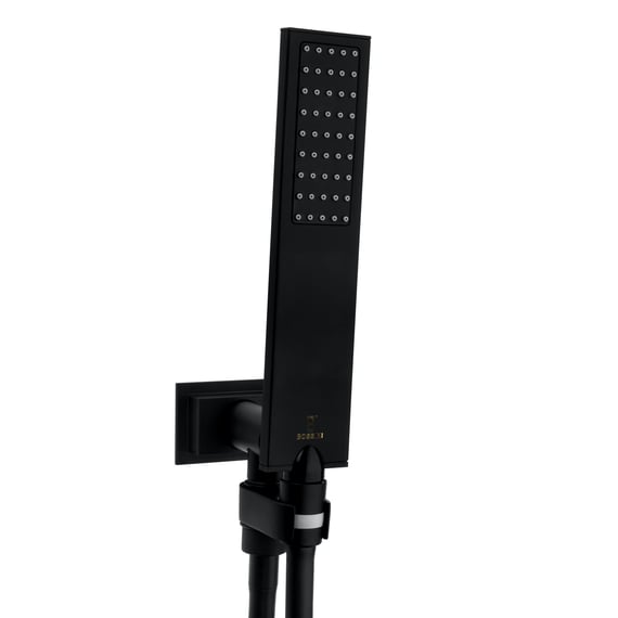 Bossini Black Brausegarnitur, 1 Strahlart schwarz matt ...