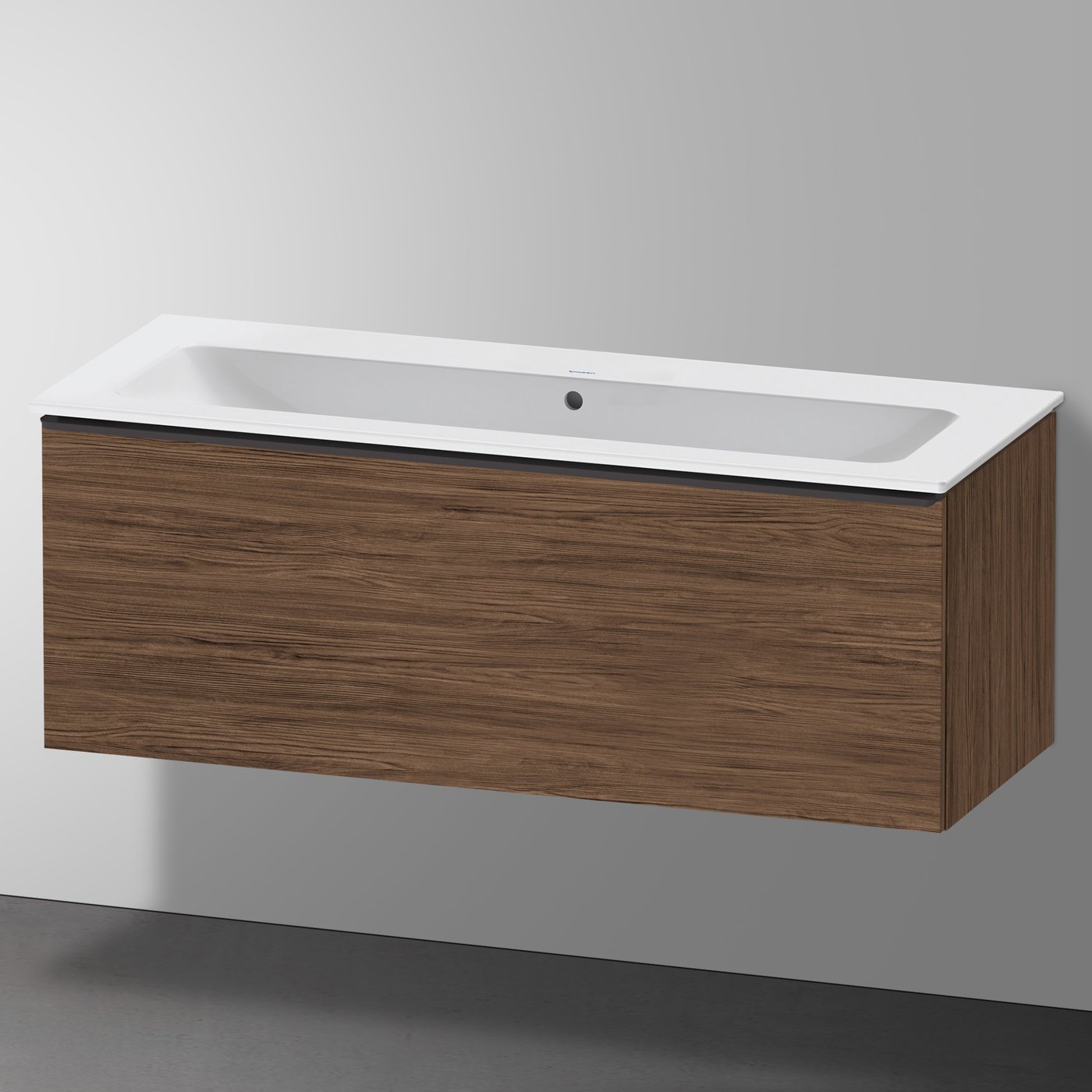Duravit D-Neo Schrank mit Me by Starck Waschtisch, 1 Auszug nussbaum ...