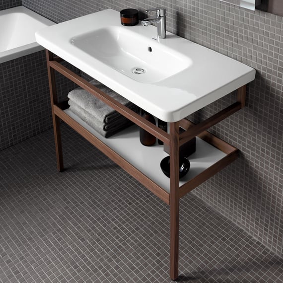 Duravit DuraStyle Support de lavabo avec tablette, avec porte ...