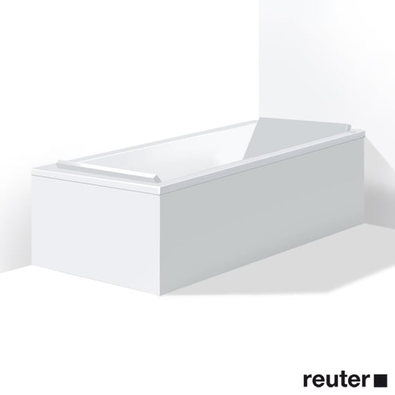 Duravit Starck Habillage baignoire simple / baignoire balnéo, angle ...