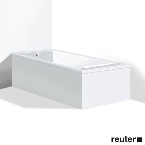 Duravit Starck Habillage baignoire simple / baignoire balnéo, angle ...