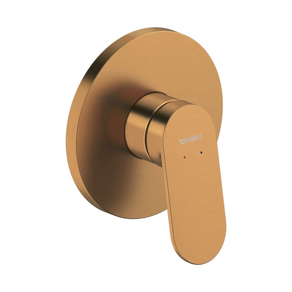 Duravit Wave Mitigeur monocommande de douche bronze brossé ...
