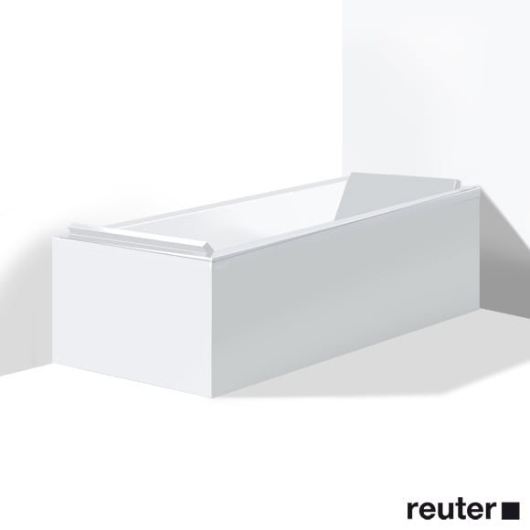 Duravit Starck Habillage baignoire simple / baignoire balnéo, angle ...