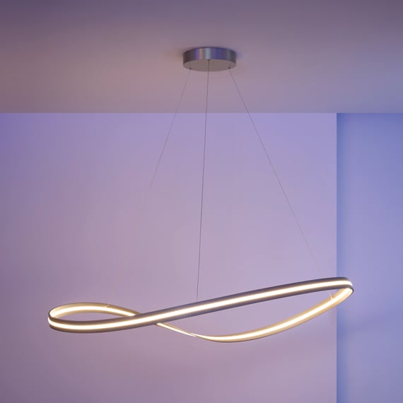 Escale Infinity Suspension, LED intensité lumineuse variable, aluminium ...