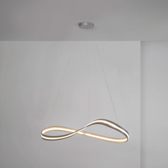 Escale Infinity Suspension, LED intensité lumineuse variable, aluminium ...