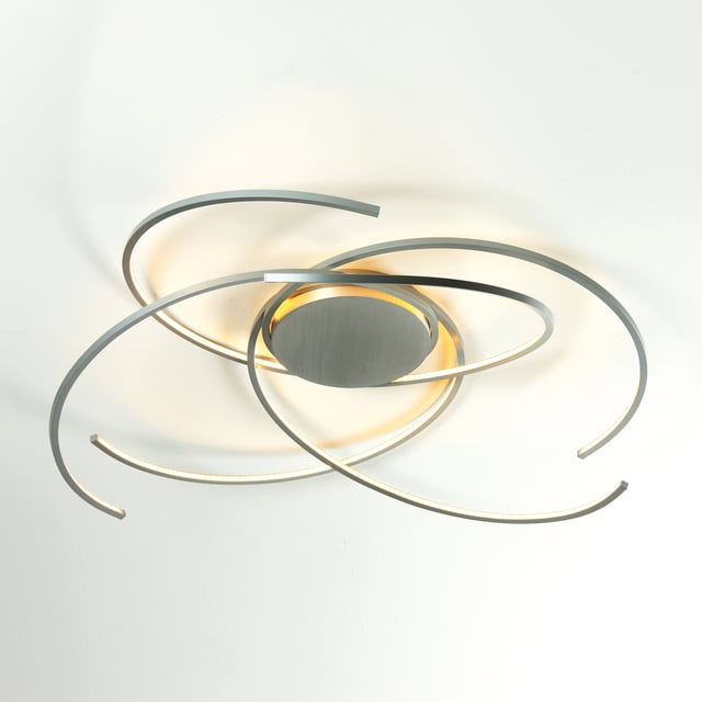 Escale Space Plafonnier, LED intensité lumineuse variable, aluminium ...
