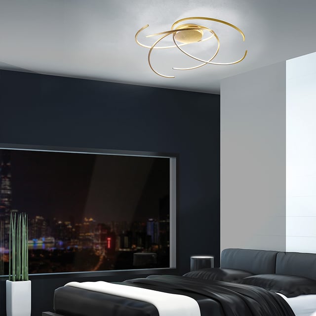 Escale Space lampada a soffitto, LED dimmerabile, oro - 45280209 | REUTER