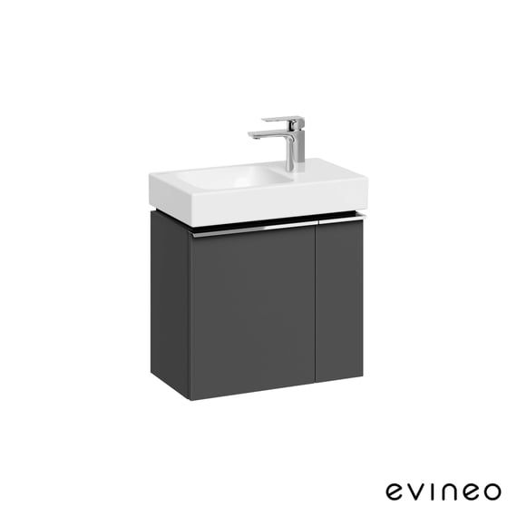 Geberit iCon Lave-mains, meuble sous-vasque ineo4 d’evineo l : 53 cm, 2 ...
