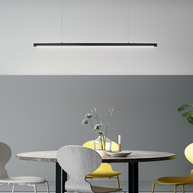 FABAS LUCE Mason LED Pendelleuchte mit Dimmer schwarz - 3696-45-101 ...