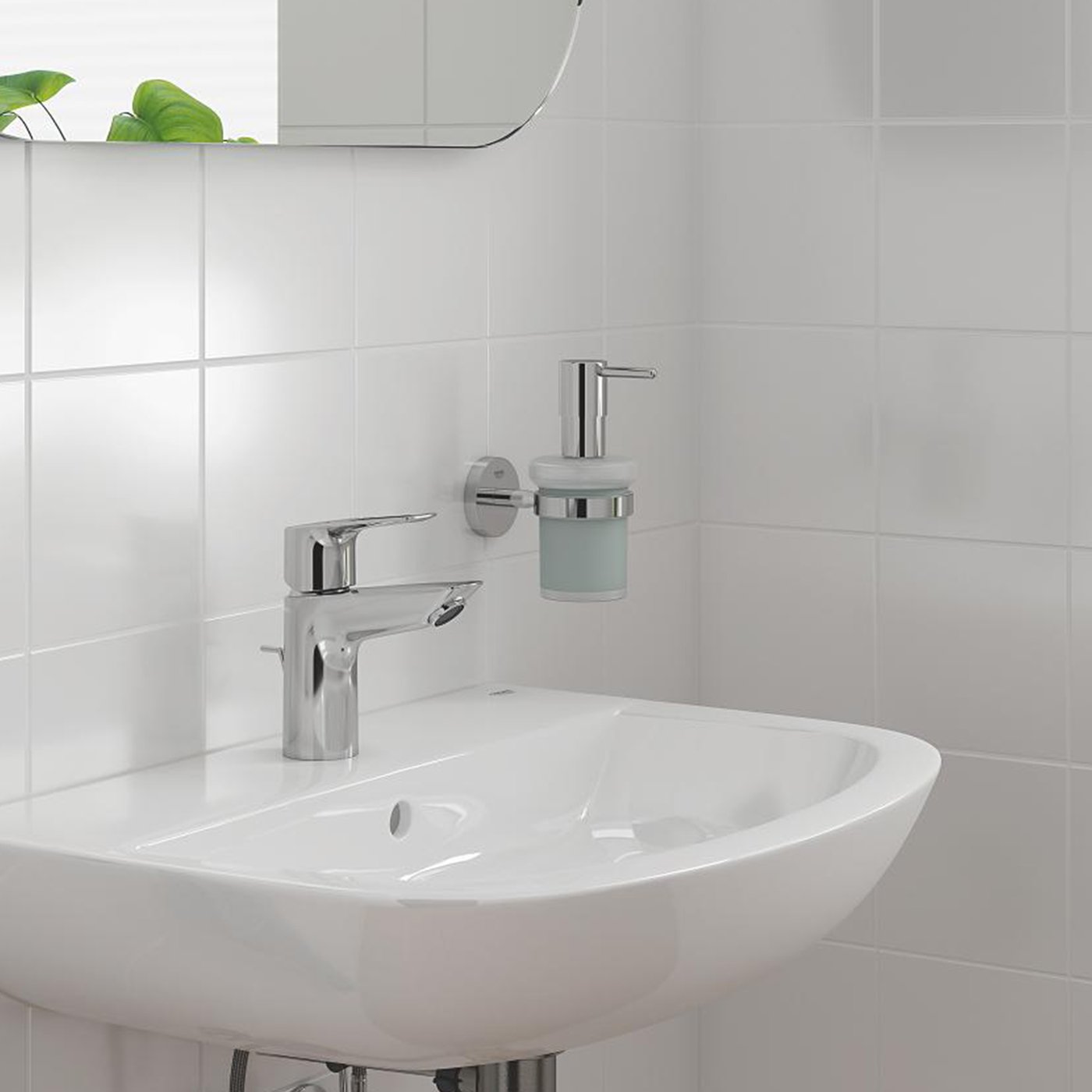 Grohe Start Cube Distributeur de savon liquide à visser, à coller ...