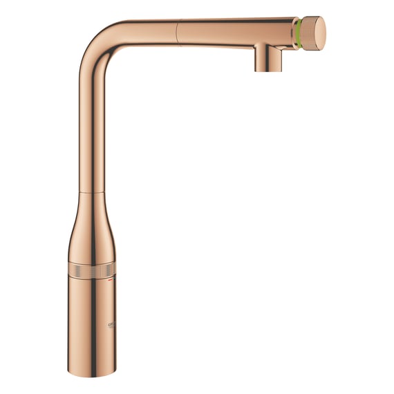 Grohe Essence Küchenarmatur, ausziehbar, schwenkbar warm sunset ...