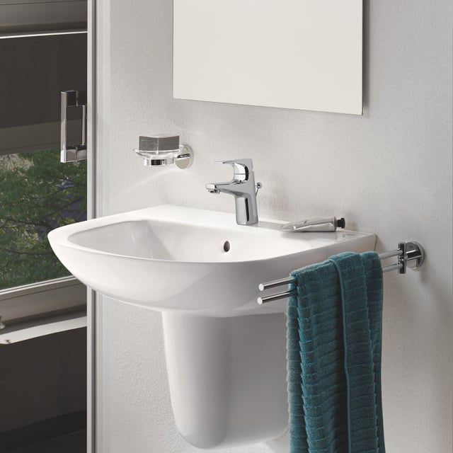 Grohe BauFlow Mitigeur de lavabo S-Size avec EcoJoy, avec garniture de ...