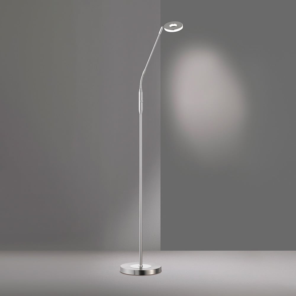 FISCHER & HONSEL Dent Lampadaire LED avec CCT nickel mat - 40107 | REUTER