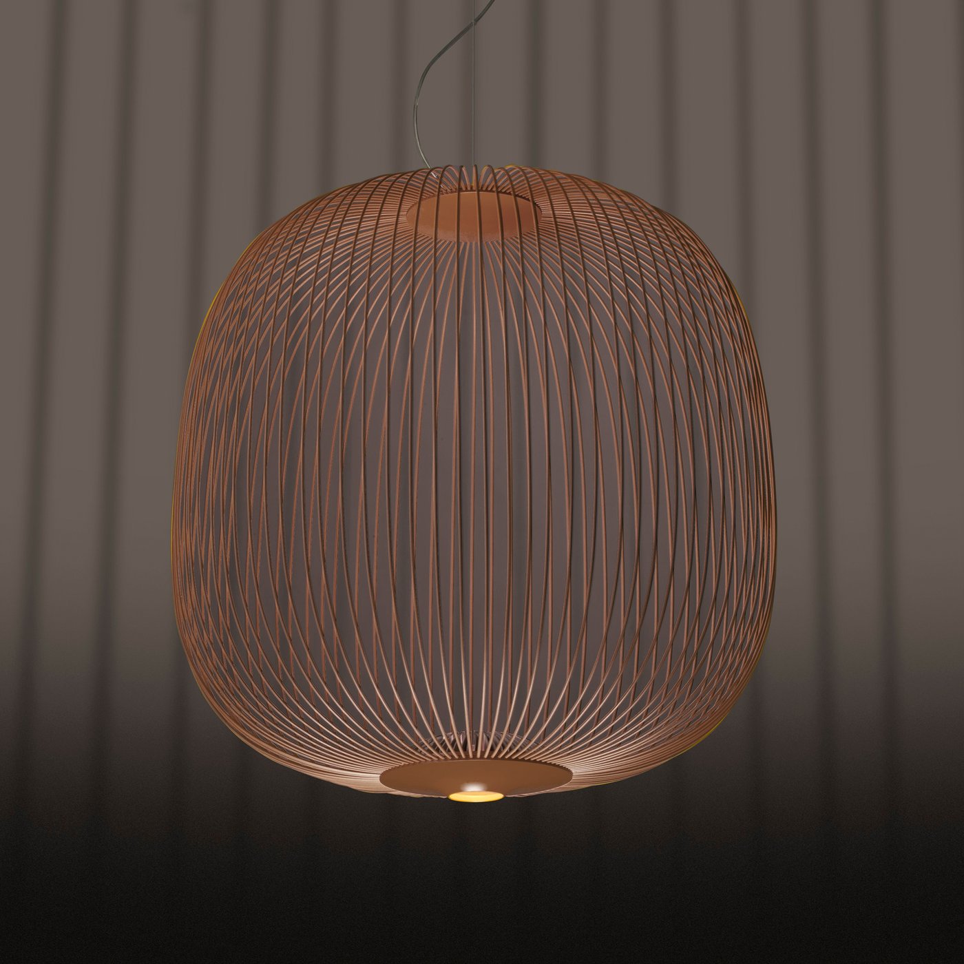 Foscarini Spokes 2 Suspension LED cuivre - FN2640072R1_80 | REUTER