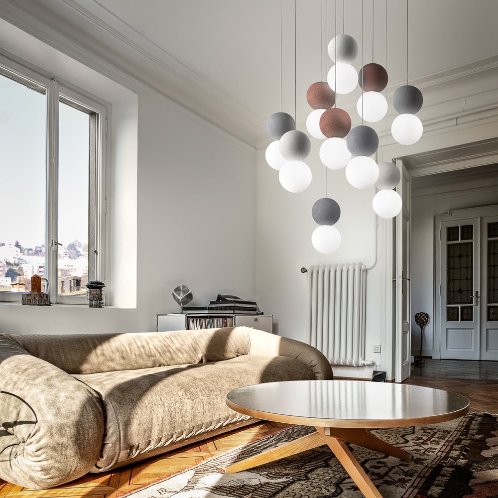 GEA LUCE SFERA lampa wisząca 10-punktowa, G9 z funkcją ściemniania ...