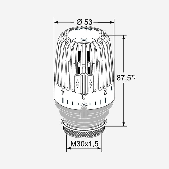 Heimeier valves and thermostatic heads at REUTER
