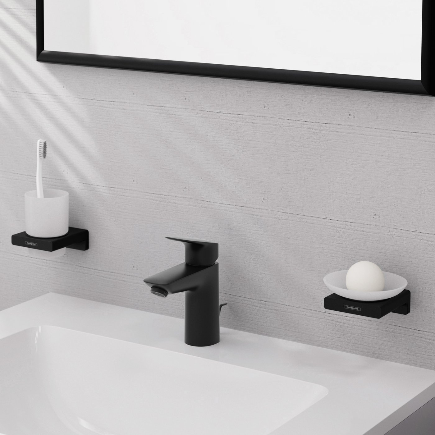 hansgrohe Logis Mitigeur de lavabo 100 avec EcoSmart, avec garniture de ...