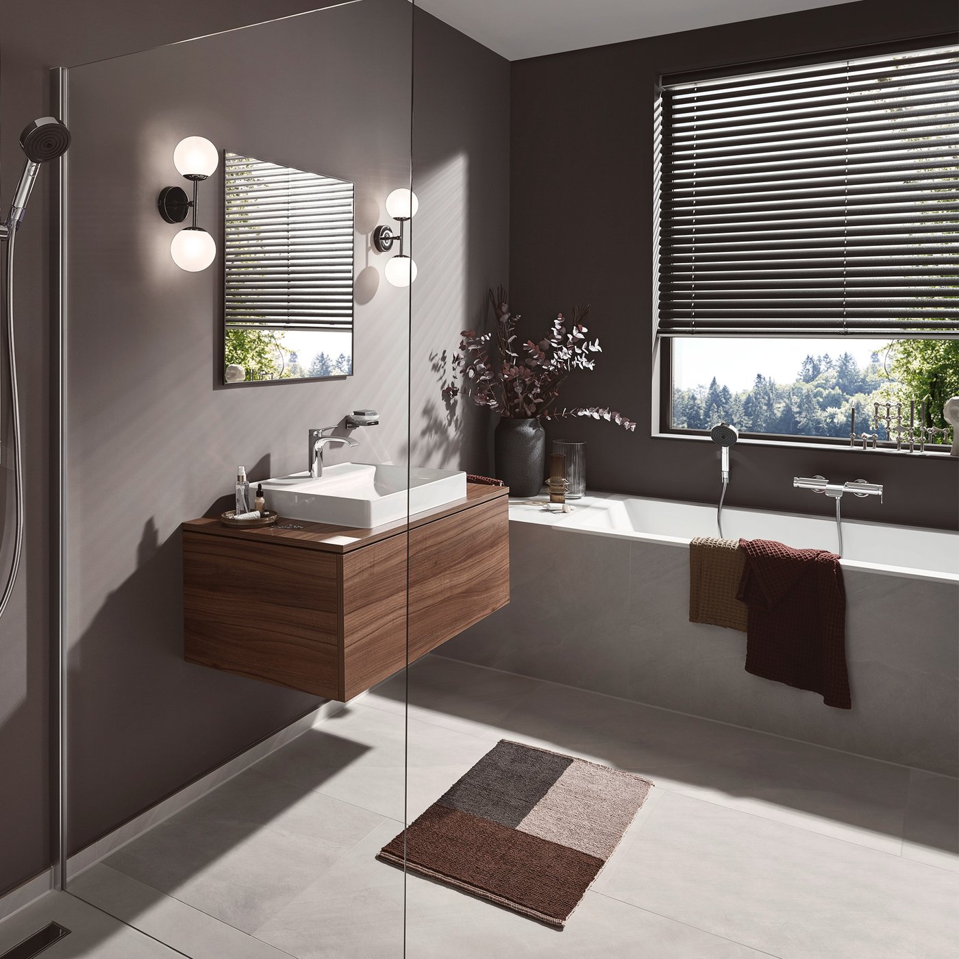 hansgrohe Vivenis bateria wannowa natynkowa, bateria jednouchwytowa ...