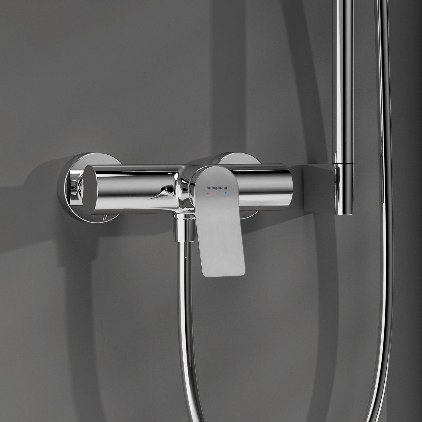 hansgrohe Vivenis bateria prysznicowa natynkowa z mieszaczem kolor ...