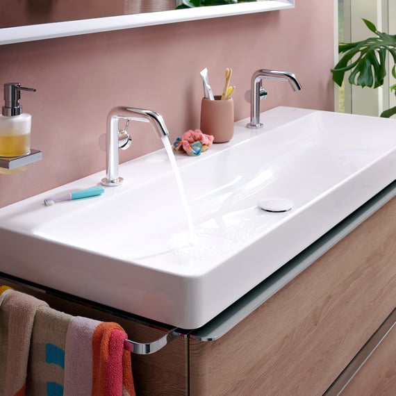 hansgrohe Tecturis S Waschtischarmatur 110 Fine CoolStart mit EcoSmart+ ...
