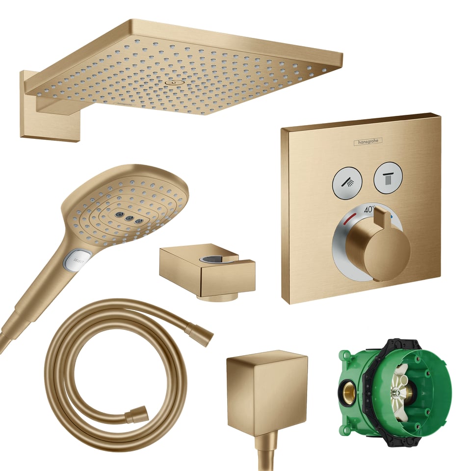 Ensemble de douche encastré