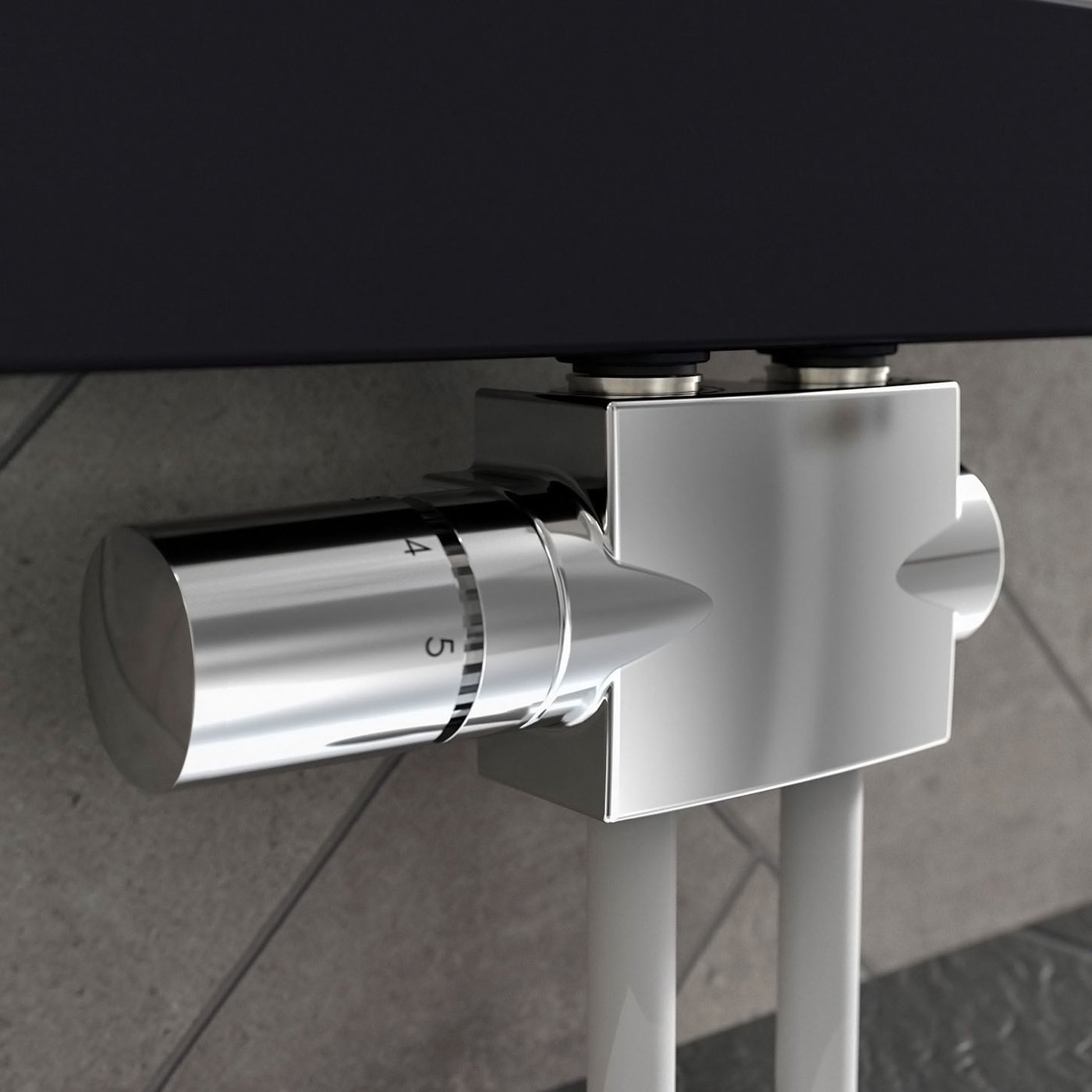 HSK Universal Bloc de robinet, avec tête thermostatique chrome - 890840 ...