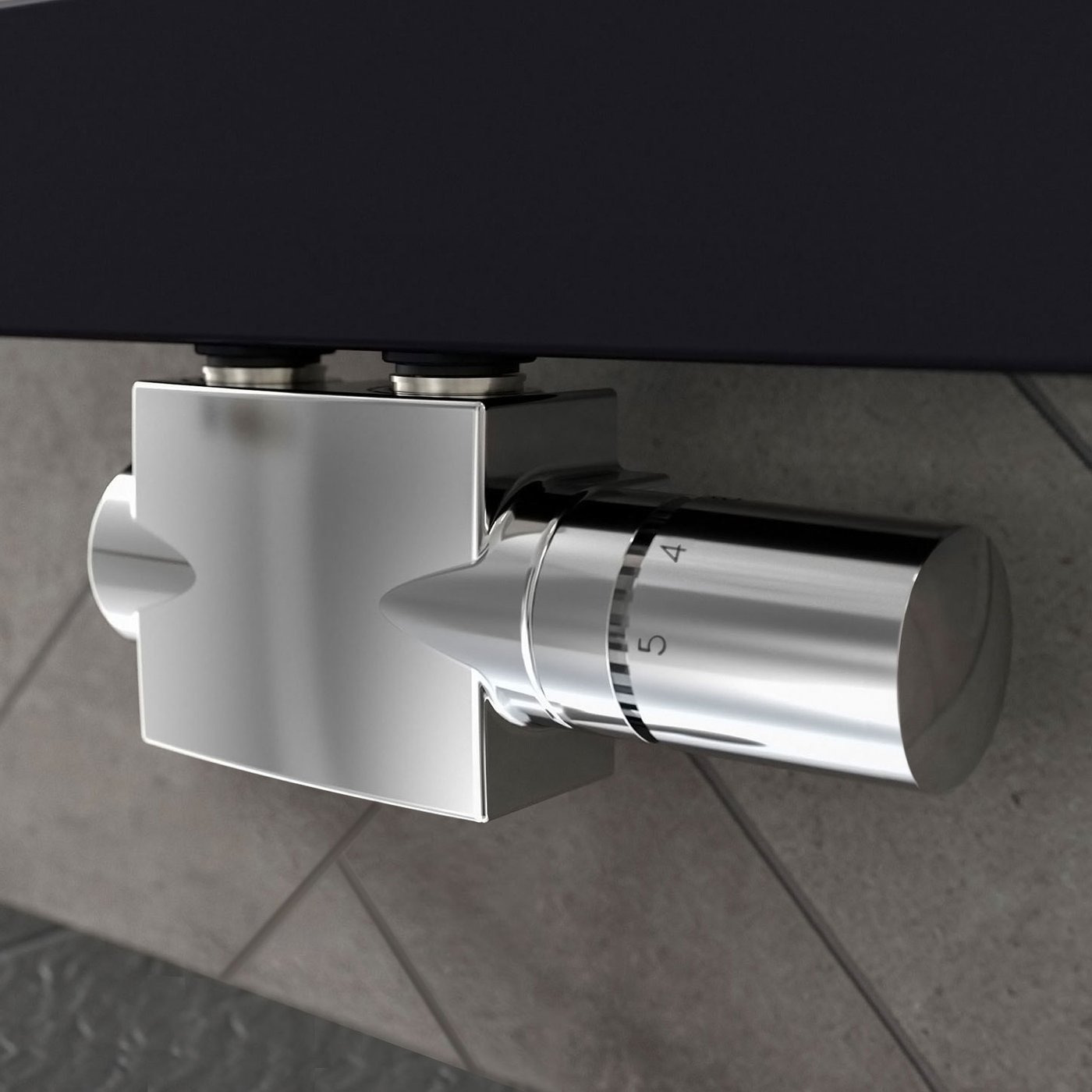 HSK Universal Bloc de robinet, avec tête thermostatique chrome - 890840 ...