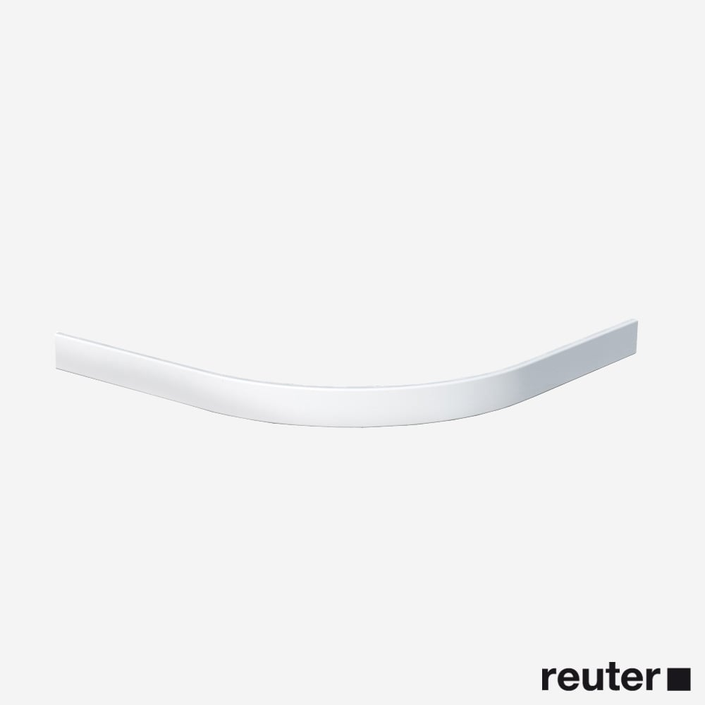 HÜPPE Purano Tablier pour receveur de douche en quart de cercle blanc ...