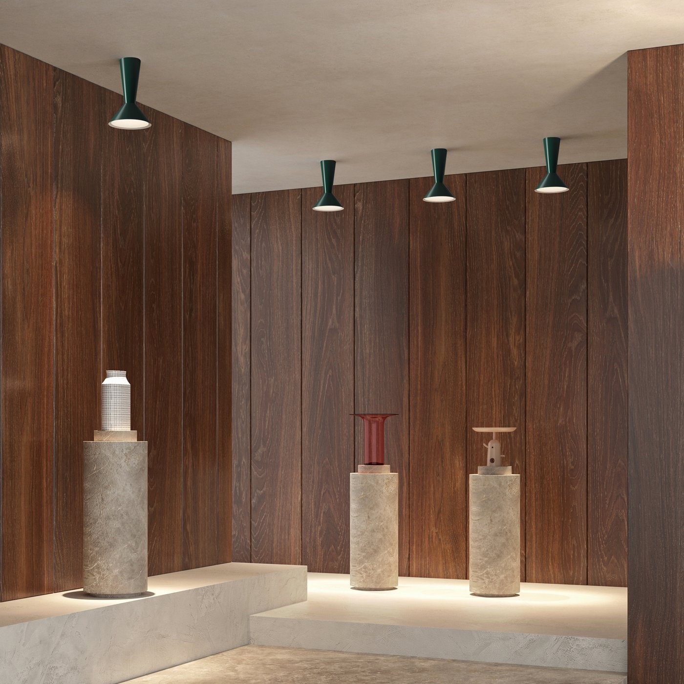 Icone Luce Lama Plafonnier LED blanc - LAMA-PVBI | REUTER