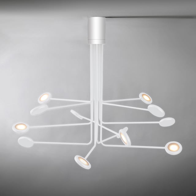 Icone Luce Arbor 12 lampada a soffitto LED 12 luci dimmerabile, bianco ...