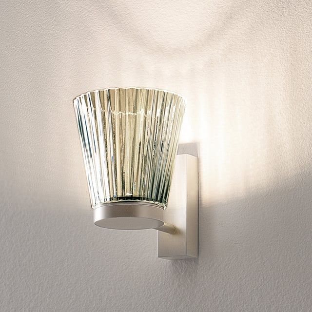 Icone Luce Canaletto lampada a parete, LED dimmerabile, fumo ...