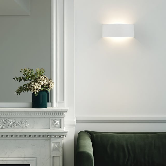 astro Parallel lampada a parete, E27 dimmerabile, bianco - 1438001 | REUTER