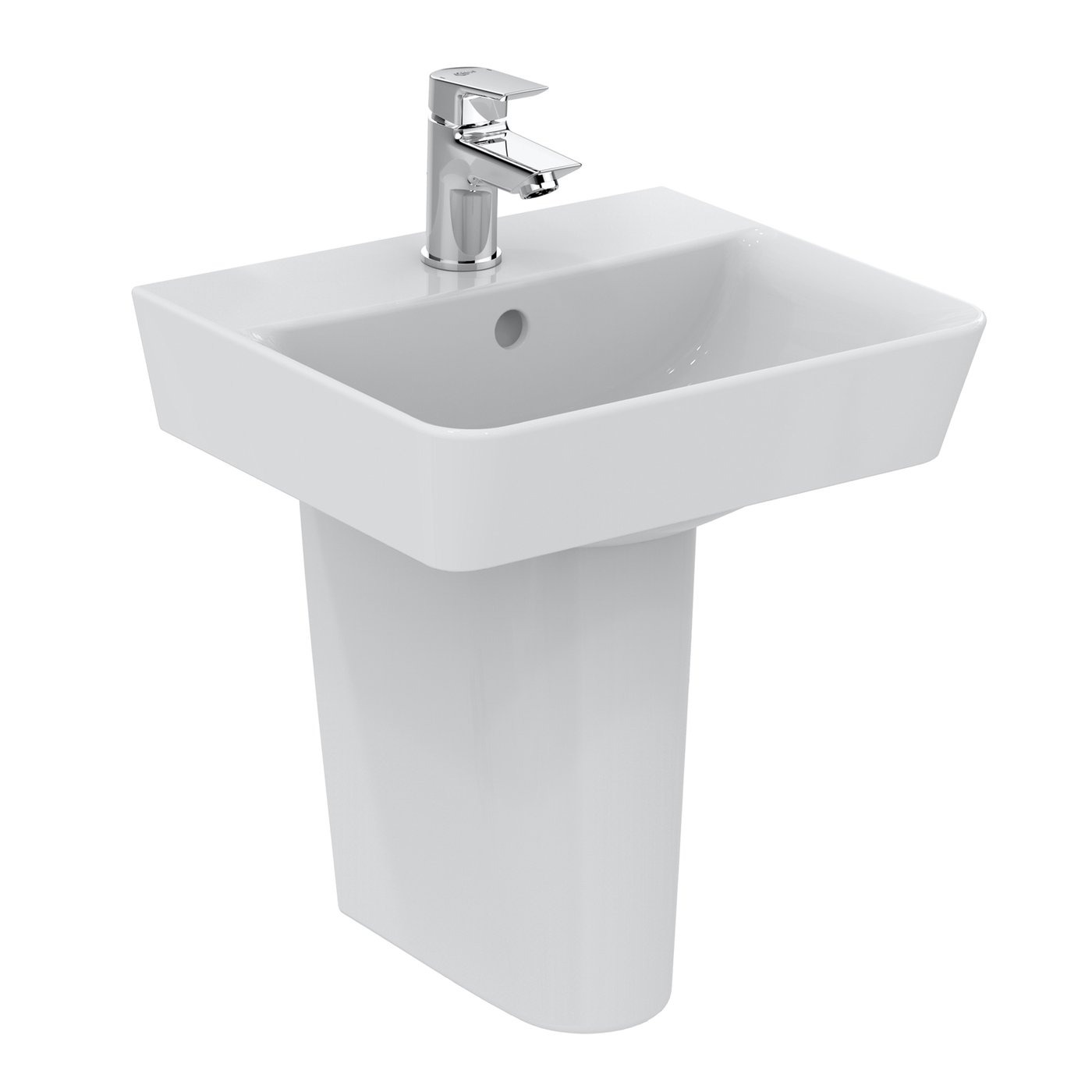 Ideal Standard Connect Air Colonne murale pour lave-mains blanc, sans ...