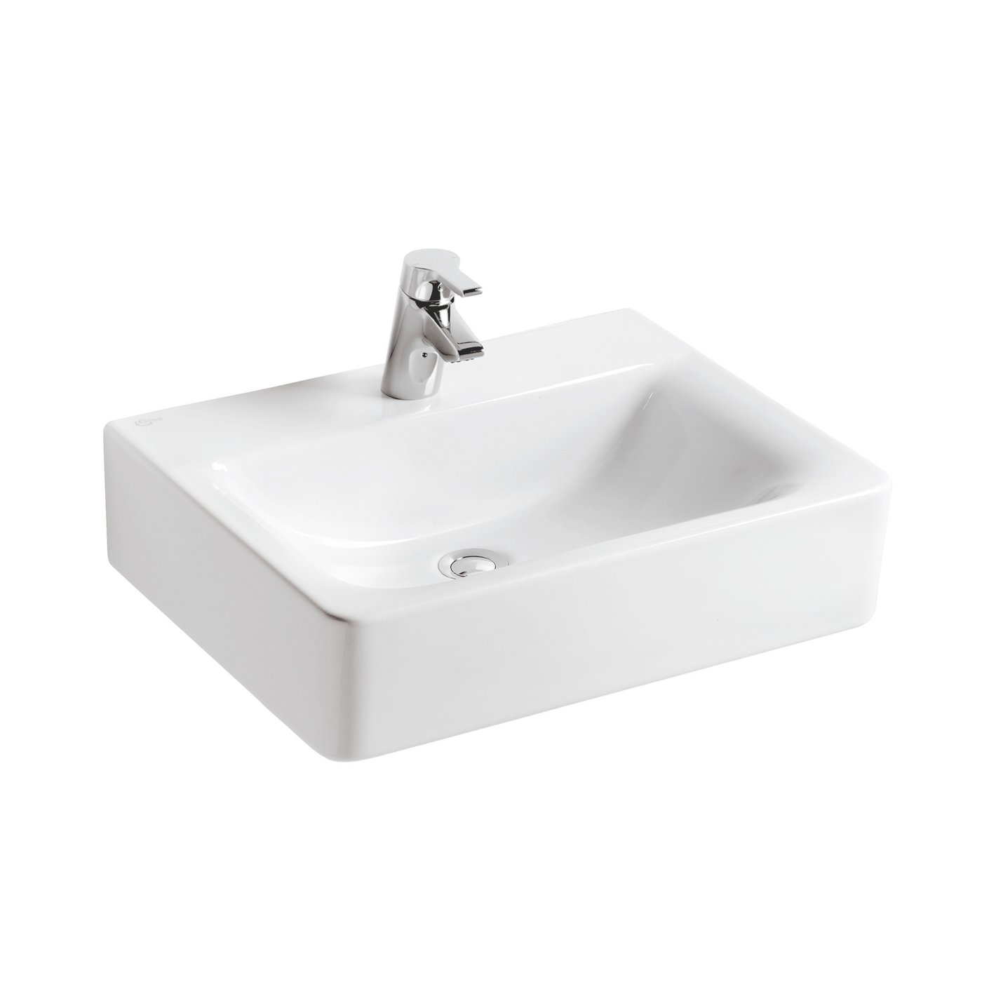 Ideal Standard Connect Lavabo mural avec Ideal Plus, blanc - E8113MA ...