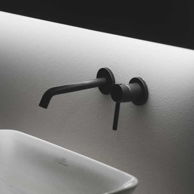 Ideal Standard Ceraline Mitigeur de lavabo soie noir - A6938XG | REUTER