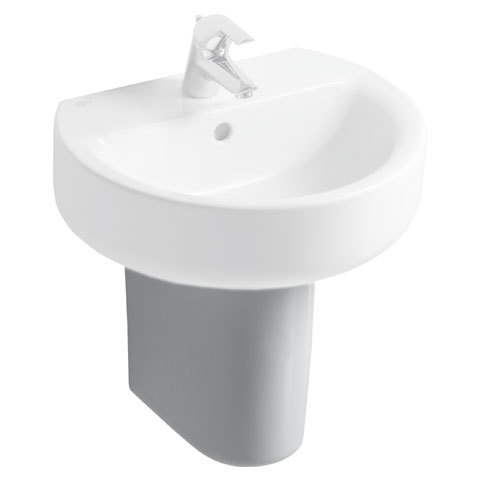 Ideal Standard Connect Colonne murale pour lave-mains blanc - E711401 ...