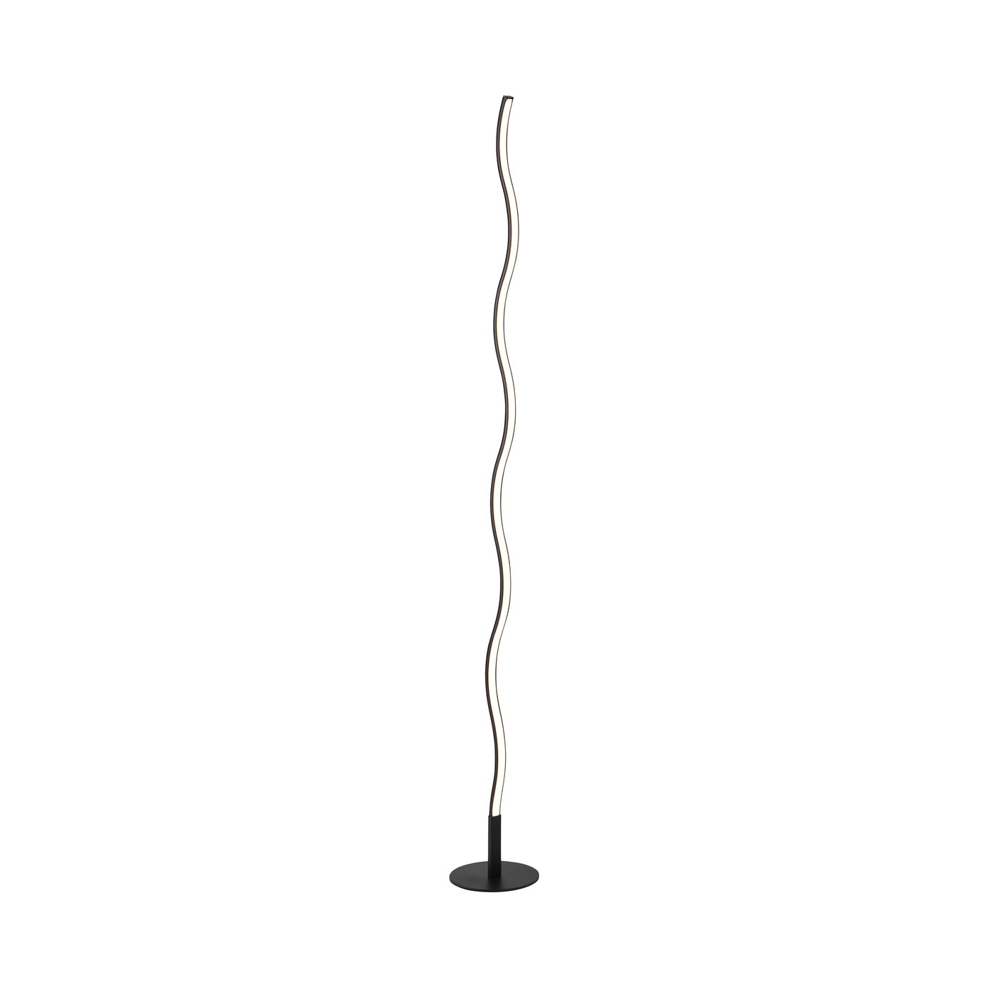 Just Light Wave Lampadaire LED noir - 15168-18 | REUTER