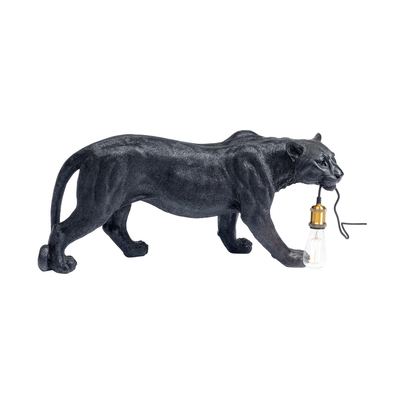 KARE Design Animal Bagheera Lampadaire, E27 noir - 53131 | REUTER