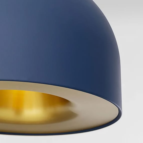 KARE Design Zen Suspension, E27 intensité lumineuse variable, bleu ...