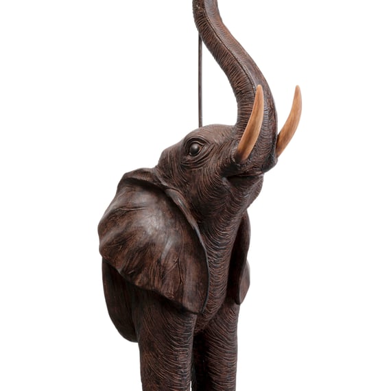 KARE Design Animal Elephant Suspension, E27 gris/beige - 56130 | REUTER