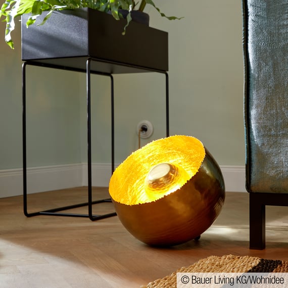 KARE Design Apollon Lampe de sol or - 61482 | REUTER