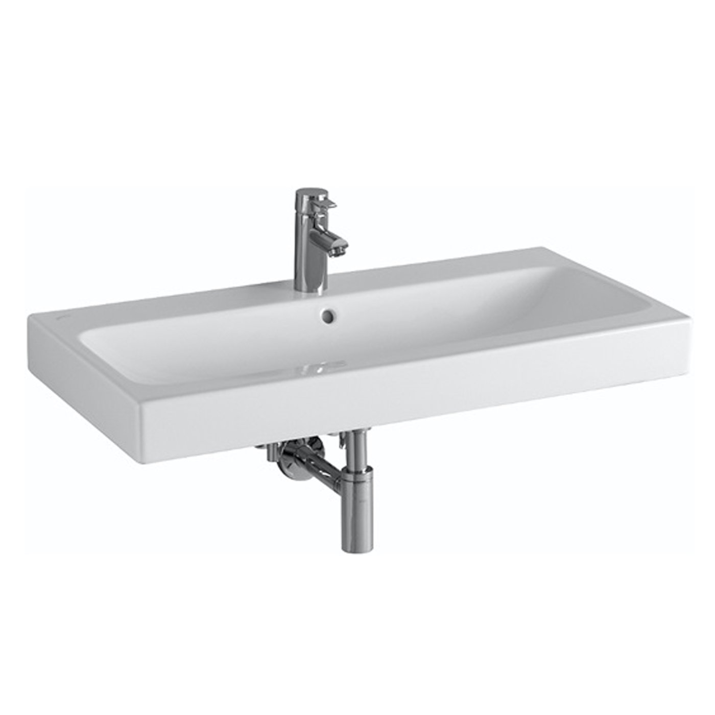 Geberit iCon Lavabo mural avec KeraTect, blanc - 124090600 | REUTER