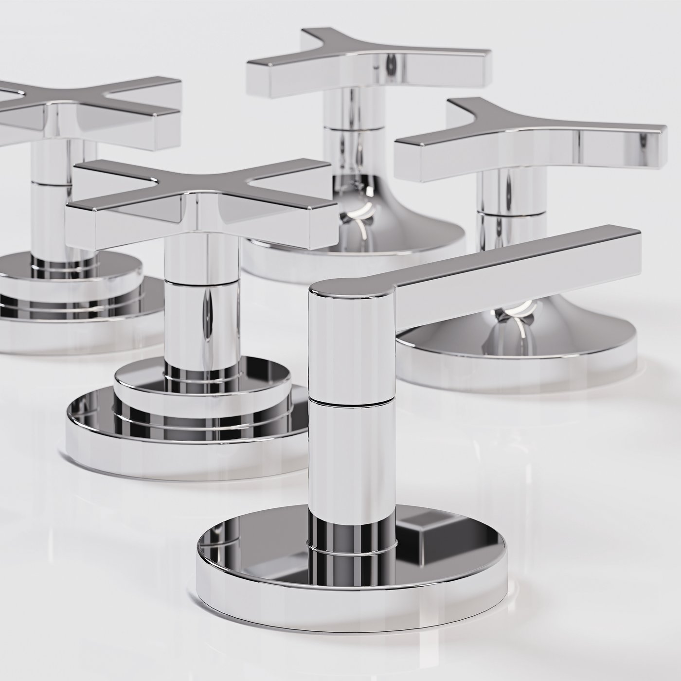 Kludi NOVA FONTE Mélangeur de lavabo Classic chrome - 201460520 | REUTER