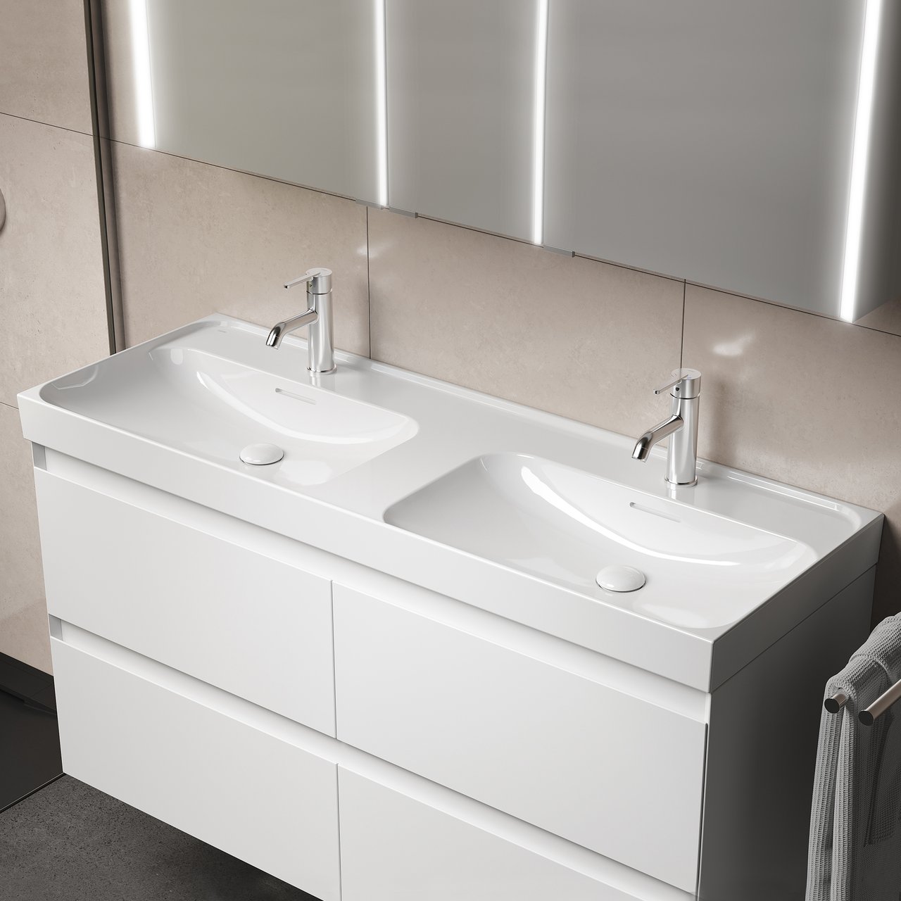 Double vasque de salle de bains – Grandes marques et qualité haut de ...
