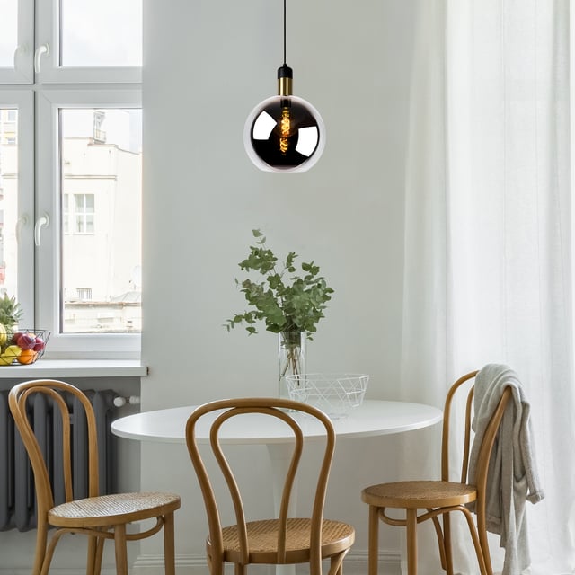 Lucide JULIUS lampada a sospensione 1 luce, E27 dimmerabile, fumo ...