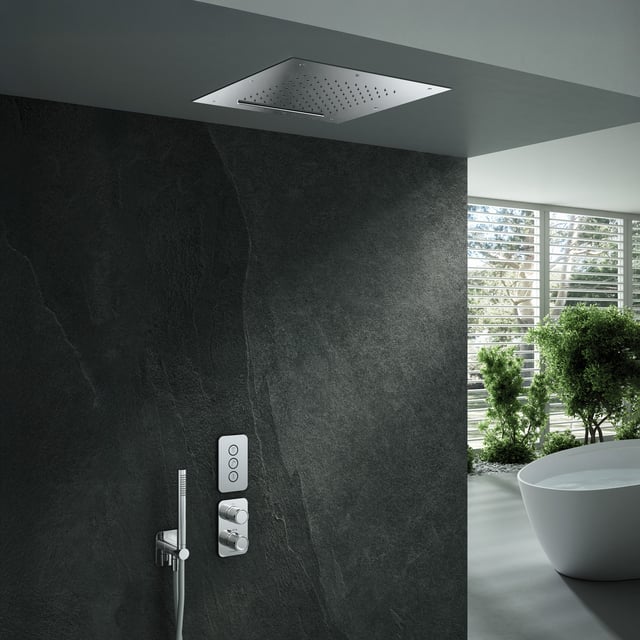 Mariner Oasy two Ensemble de douche avec mitigeur thermostatique, set ...